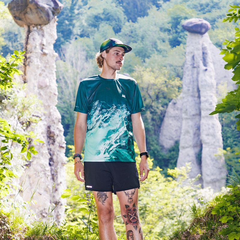 Monte Rosa Maglietta Tecnica da Uomo | Trail Running